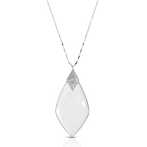 These silver magnifiers are my favorite necklace - beautiful & useful